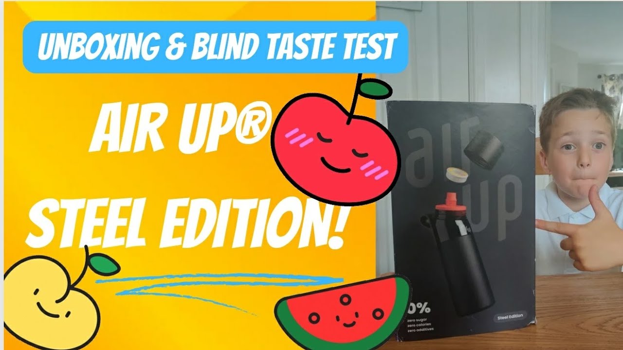 Air Up® Water Bottle - Steel Edition - unboxing and Taste Test with ...