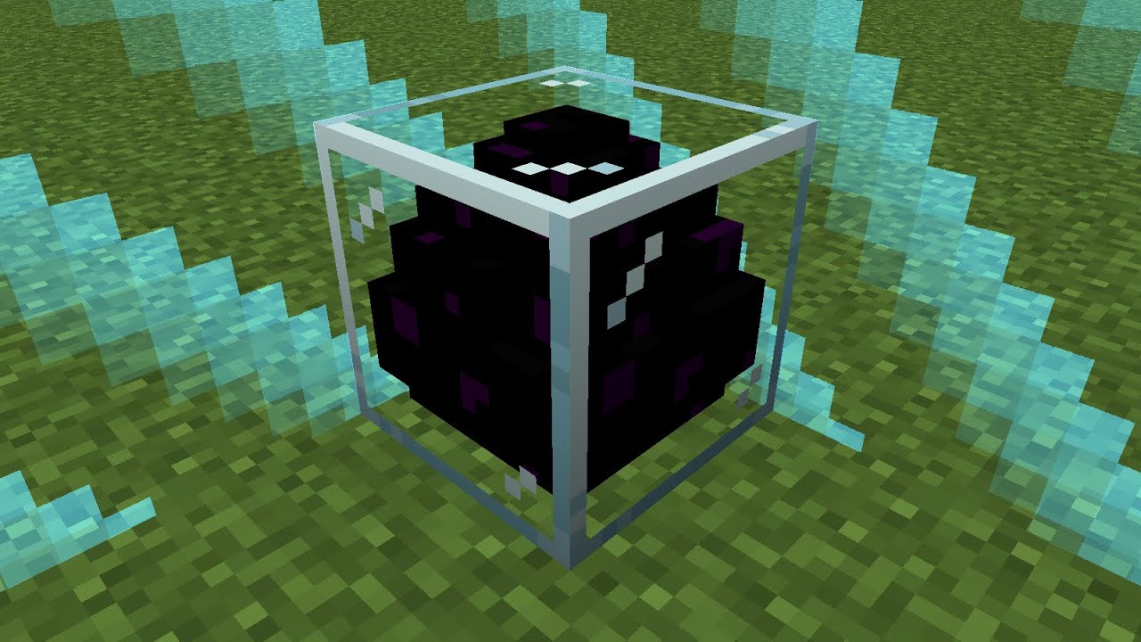 dragon egg in glass block - YouTube