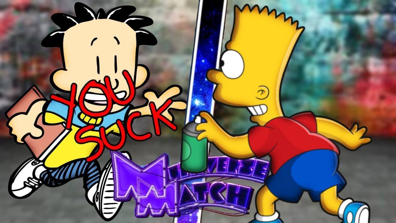 Multiverse Match Fan Made Trailers S1 FINALE | Big Nate VS Bart Simpson ...