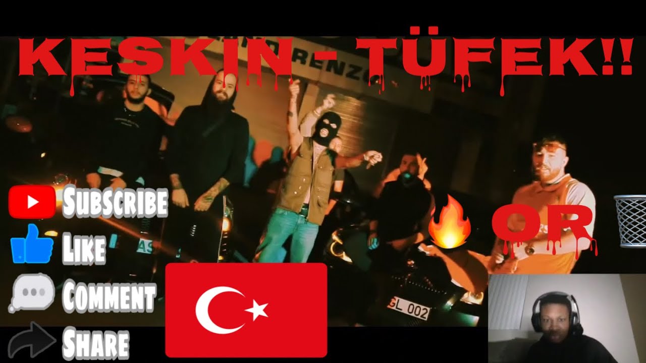 Turkish Rap Reaction Keskin - Tüfek (Music Video) | LMERicoTv Reaction ...