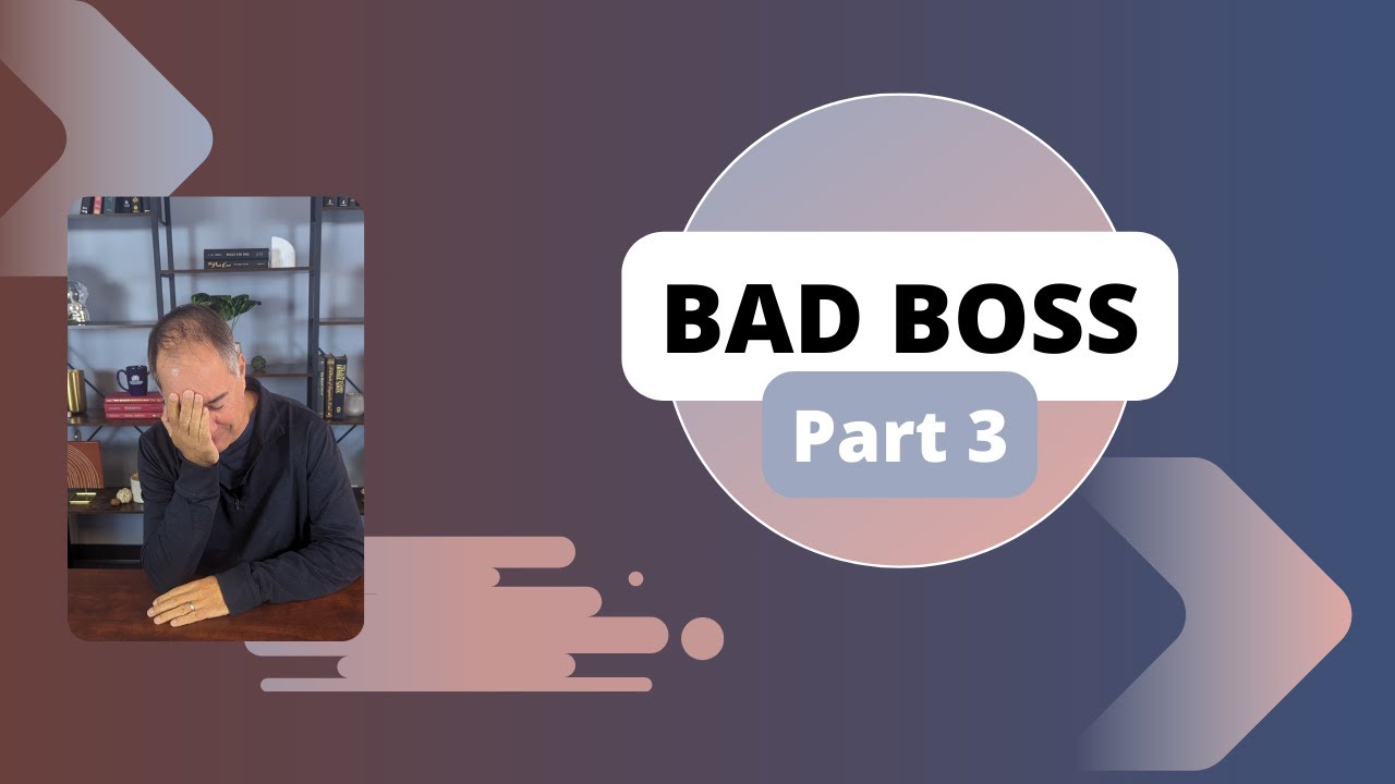 Bad Boss Part 3 | How to React to a Bad Manager - YouTube
