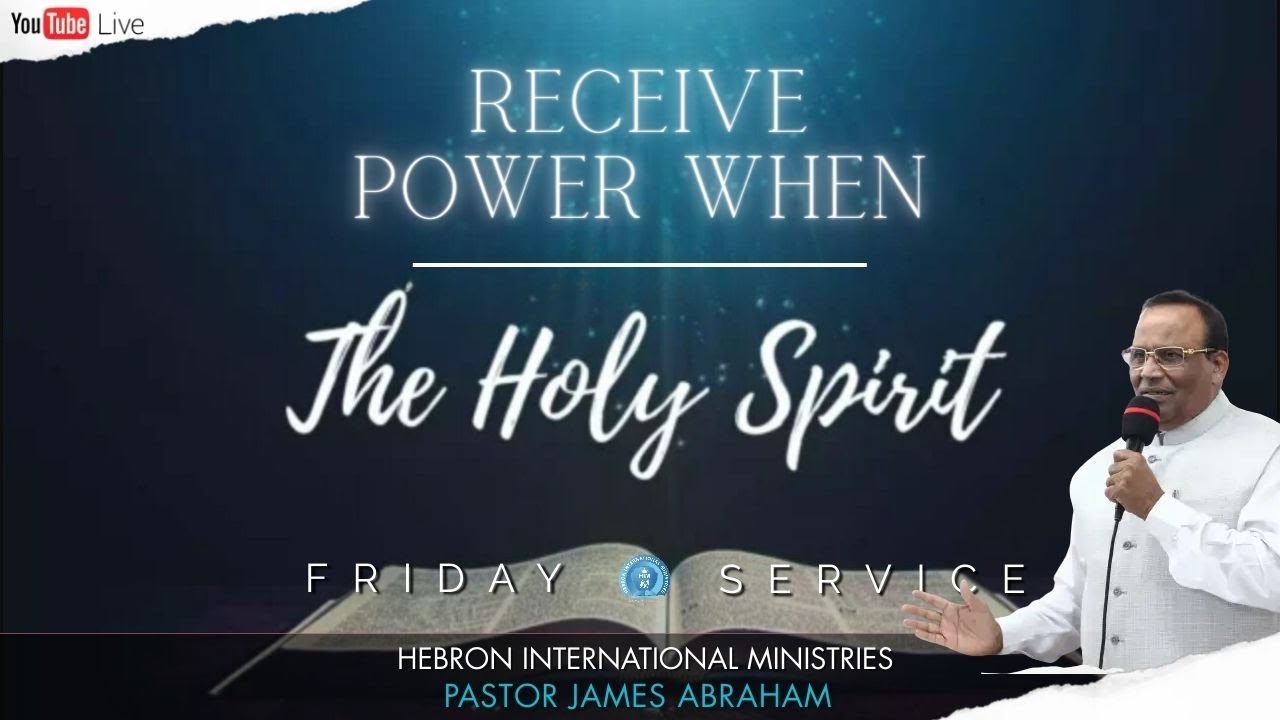 POWER⚡ OF HOLY SPIRIT | FRIDAY SERVICE | 🔺PR. JAMES ABRAHAM🔻 | 28.07.23 ...