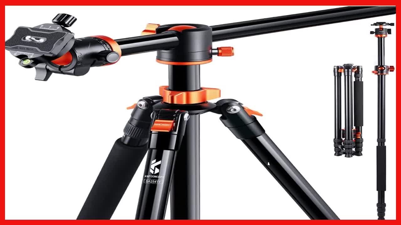 Kandf Concept 94 Inch Camera Tripods 4 Section Aluminium Professional