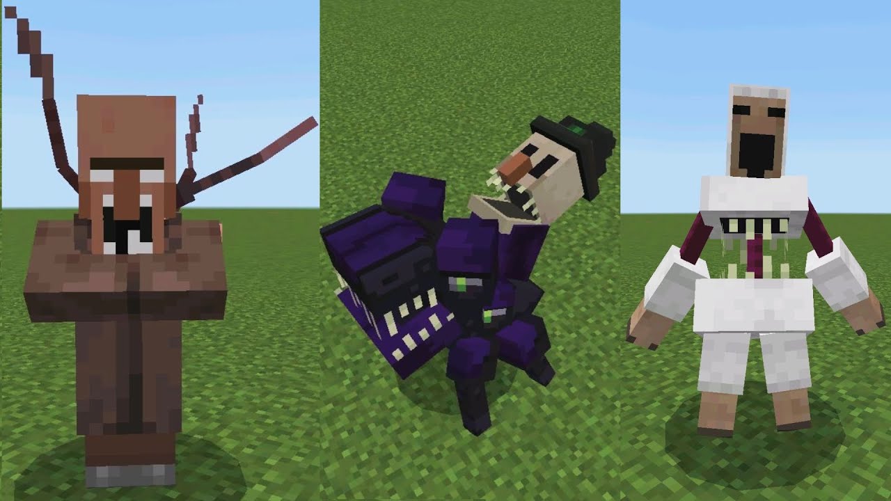 Scary horror addon in Minecraft PE Bedrock edition - YouTube