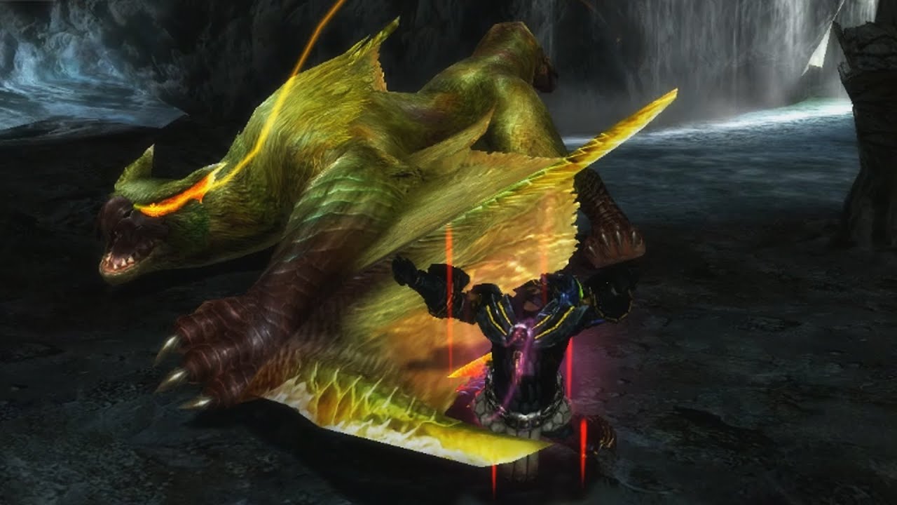 Monster Hunter 3 U - G-rank Green Nargacuga + Normal Narga Hunt | Dual ...