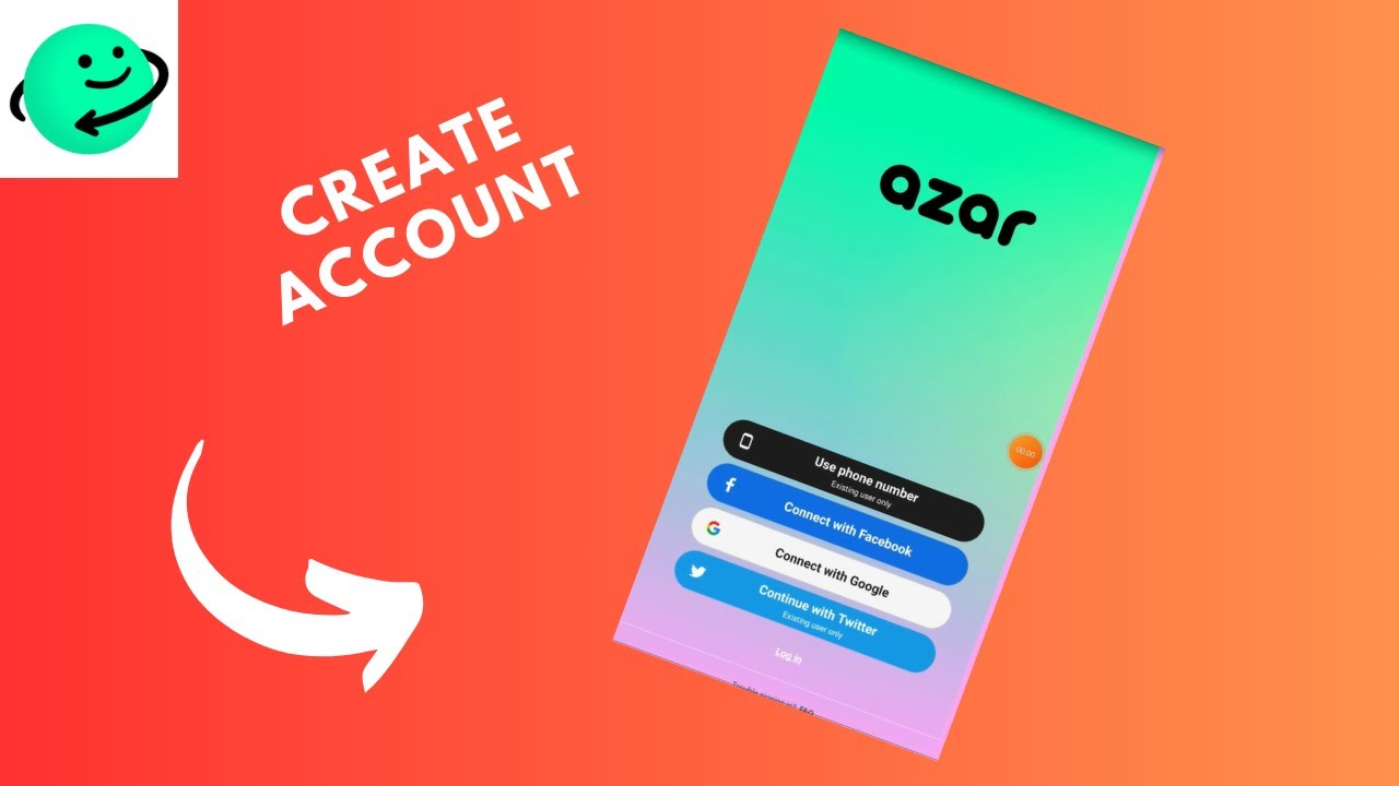 how to create Azar account - YouTube