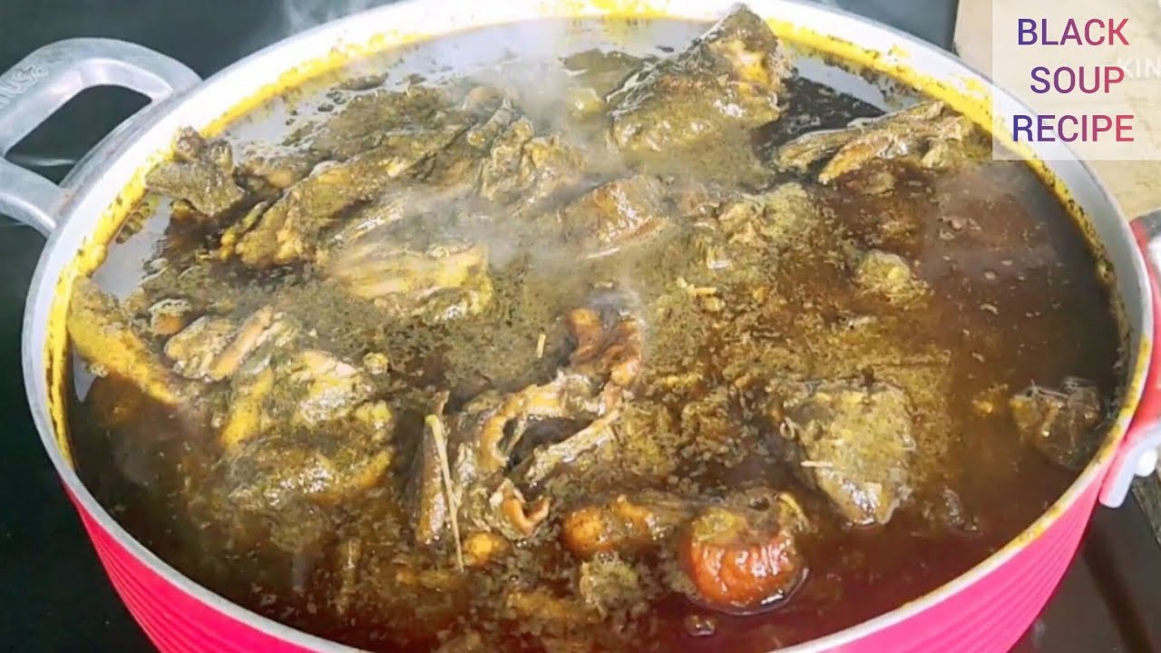 HOW TO MAKE AUTHENTIC EDO TRADITIONAL BLACK SOUP FOR GOOD HEALTHY LIFE ...