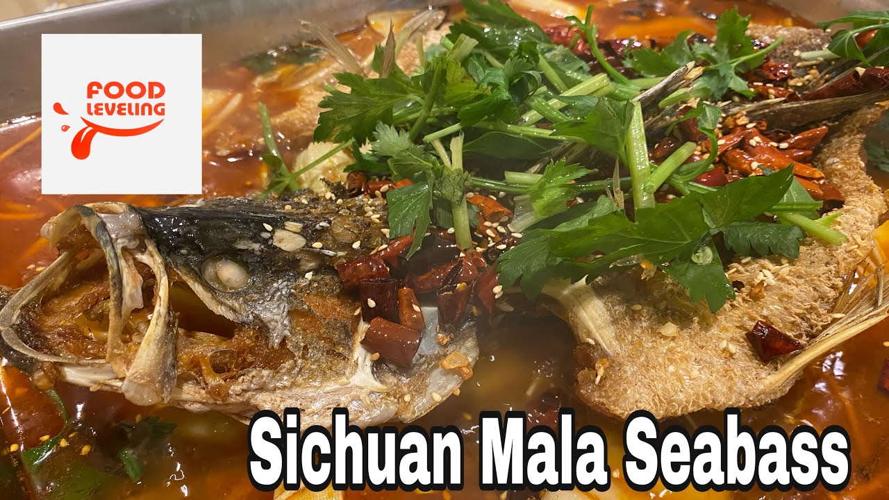 Sichuan BBQ seabass fish Mala I Chili Garlic Chicken soup I 筷乐小厨 ...