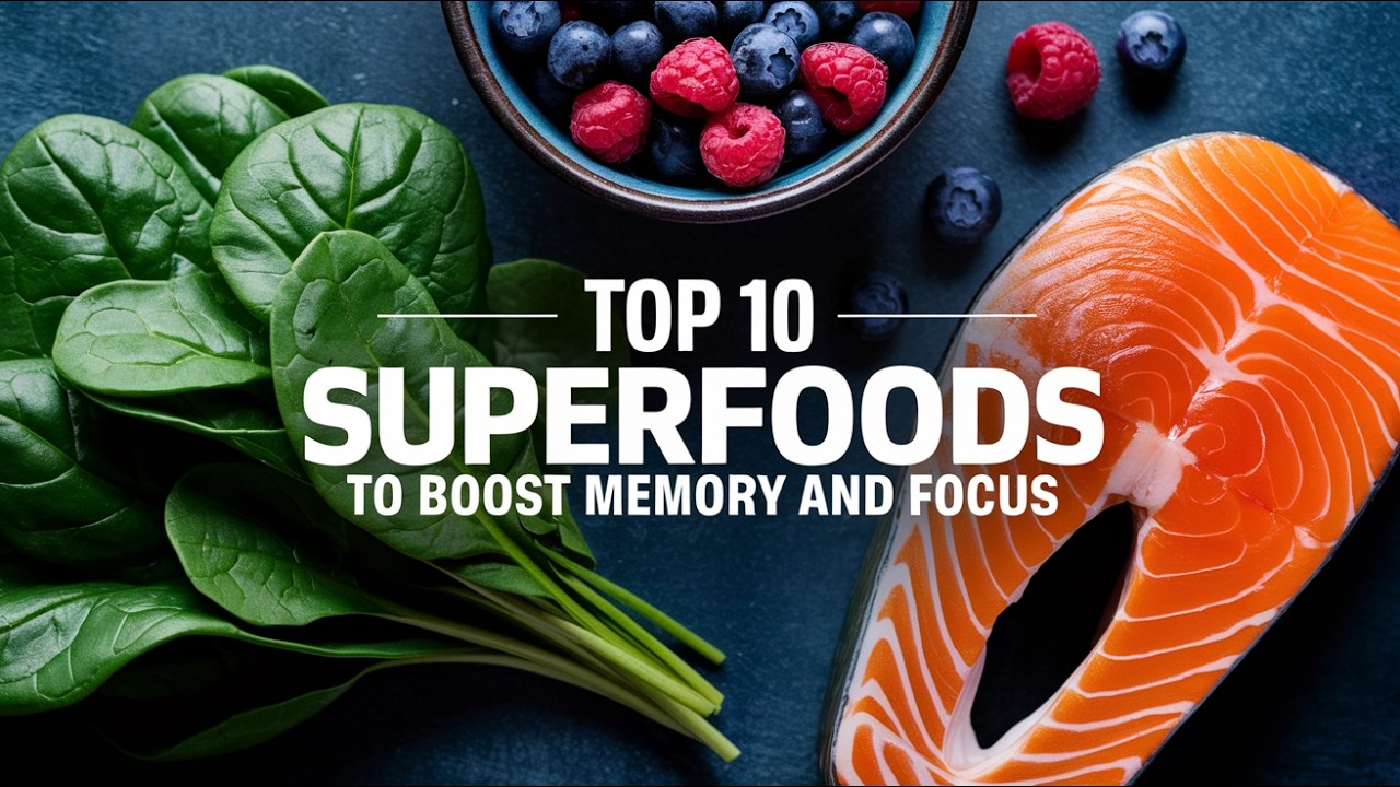 Top 10 Superfoods to Boost Memory and Focus - YouTube