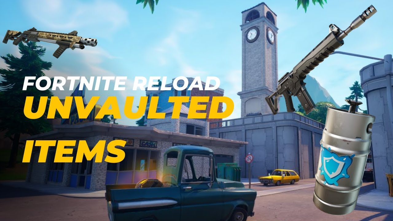 Some VAULTED items have arrived to Fortnite Reload! - YouTube
