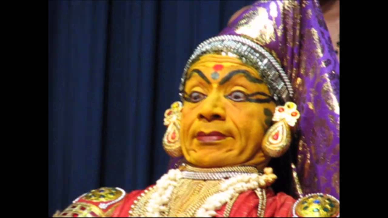Indian artist dancing whith his eyes - YouTube