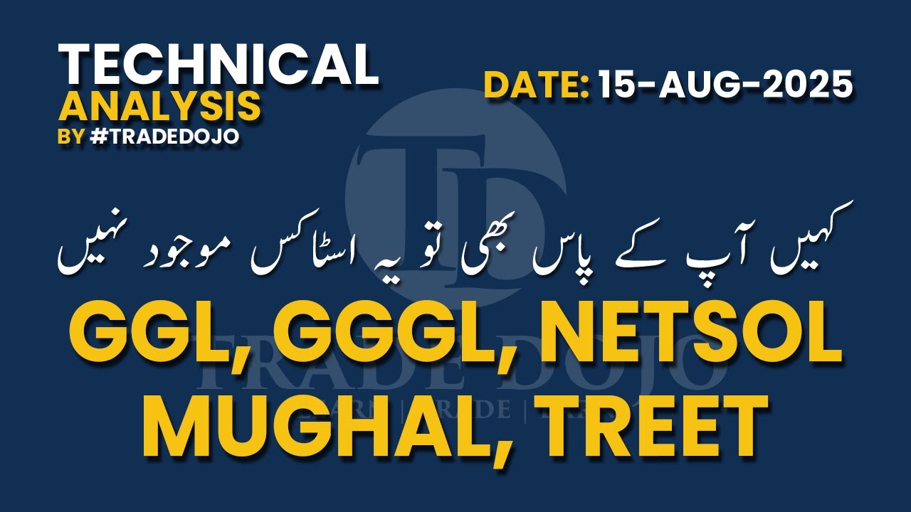 GGL, GGGL, NETSOL, MUGHAL, TREET - Stocks BUY/SALE Technical Levels for Traders by @TradeDojo ...