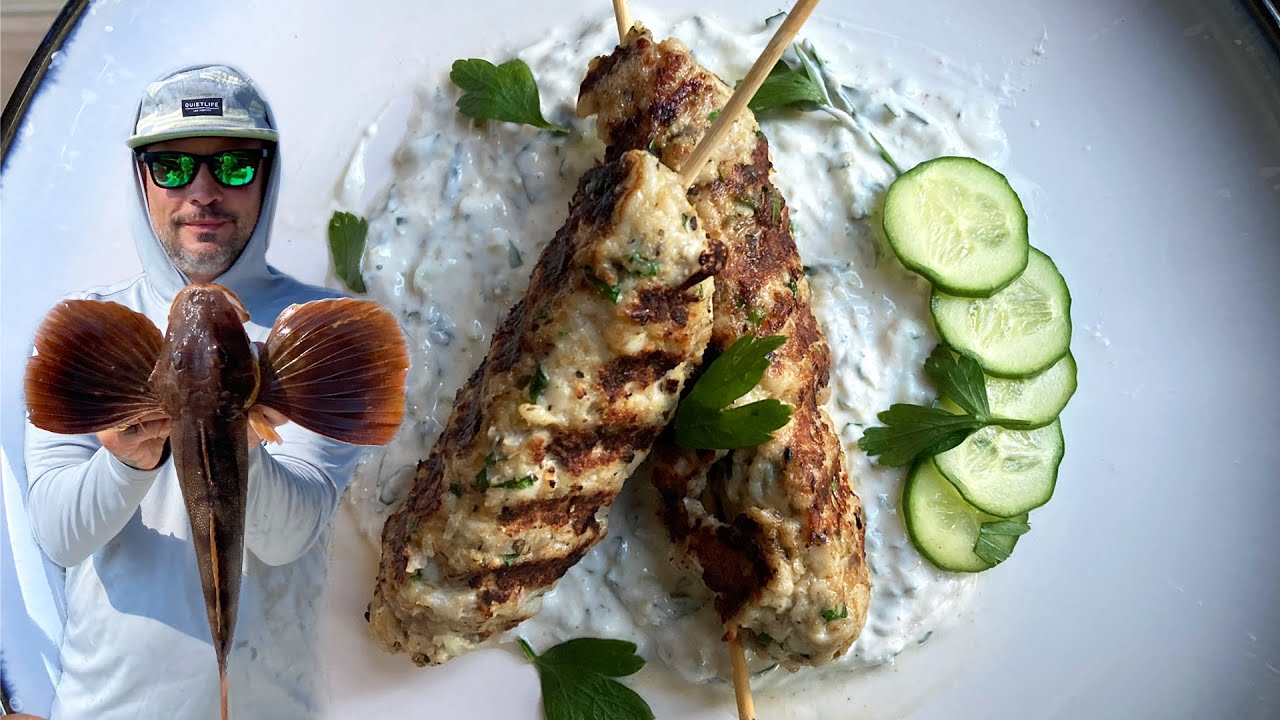 Fish Kebabs and Huge (Humpback?) Whale Sighting sea robin catch clean ...