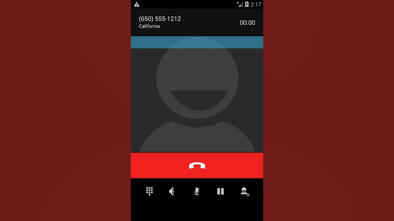 Android 4.4 incoming call - YouTube