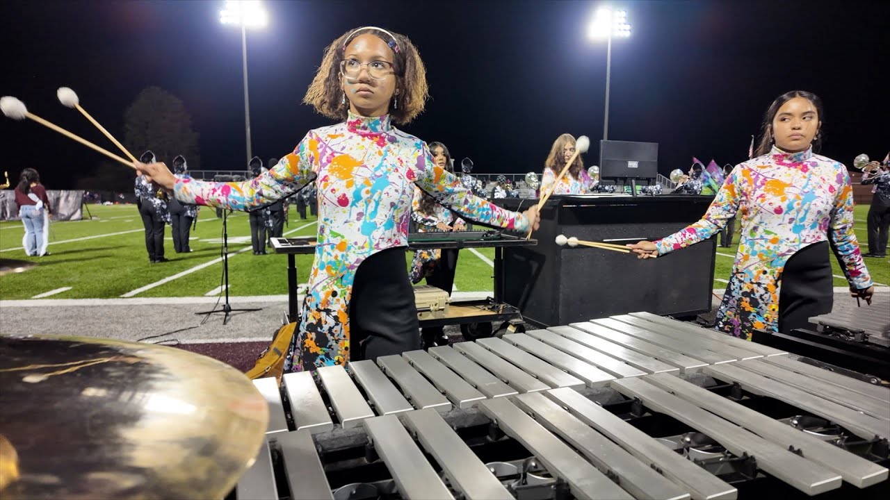Band Performance 10/31/25 FRONT ENSEMBLE CAM - YouTube