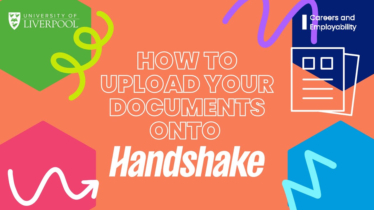 How to upload documents on Handshake - YouTube