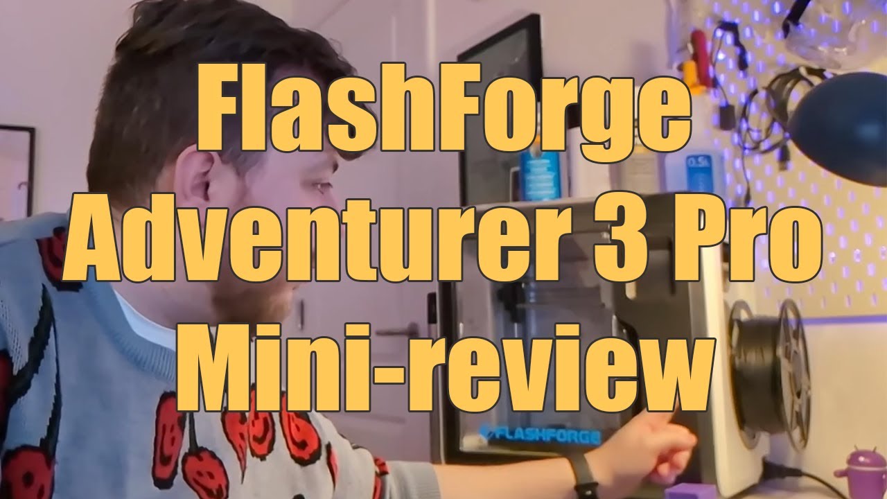 FlashForge Adventurer Pro 3 Mini Review - YouTube