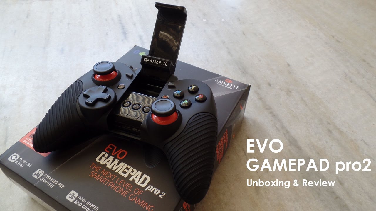 Amkette Evo Gamepad Pro 2- Unboxing & Review! - YouTube