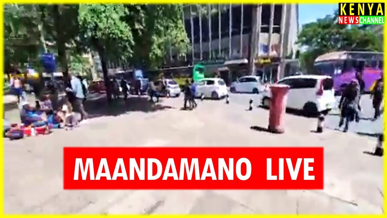 LIVE - Situation in Nairobi CBD in END ABDUCTIONS Protests Maandamano ...