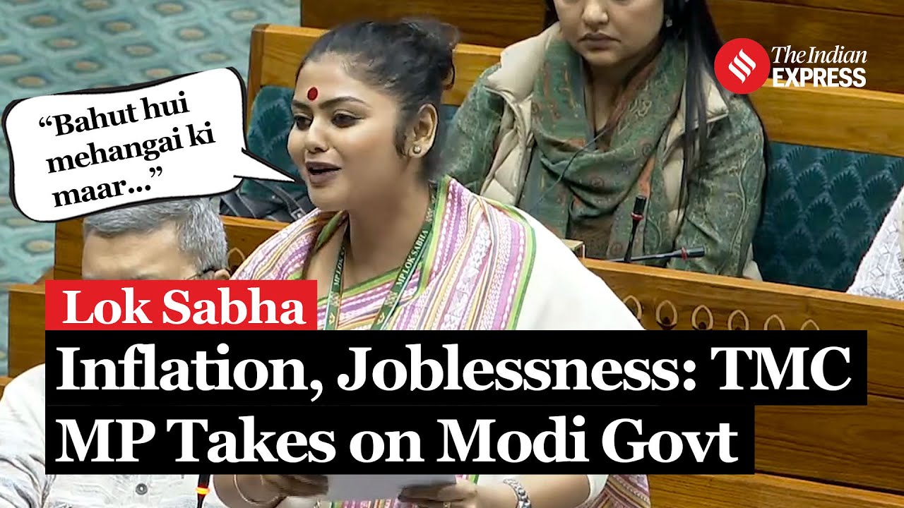 TMC MP Sayani Ghosh Slams Modi Govt Over Inflation and Unemployment in ...
