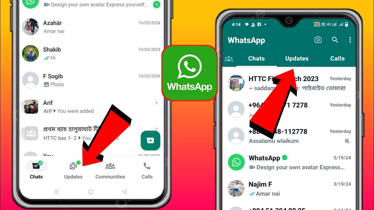 How to Remove WhatsApp Bottom Navigation Bar (2024) | Change WhatsApp ...