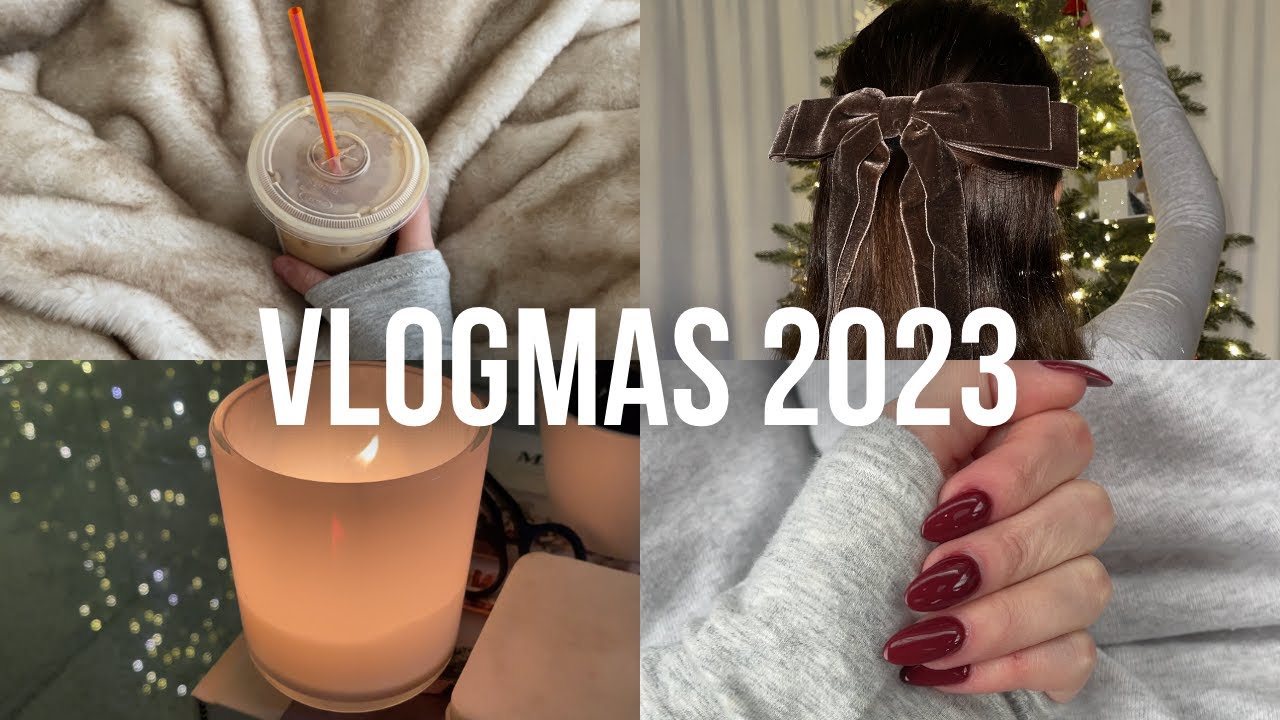VLOGMAS DAY 2: getting my nails done, decorating for Christmas ...
