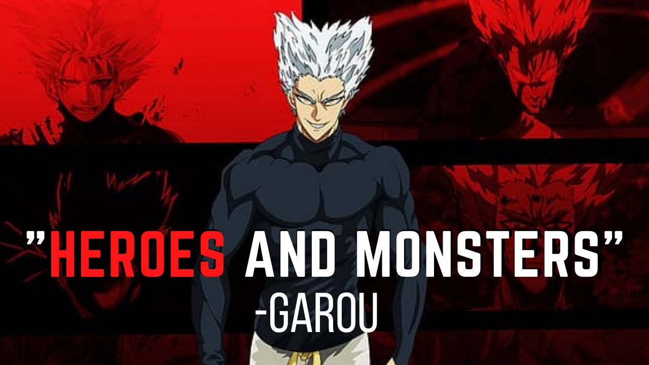 Heroes and monsters - Garou speech | Garou | One Punch Man - YouTube