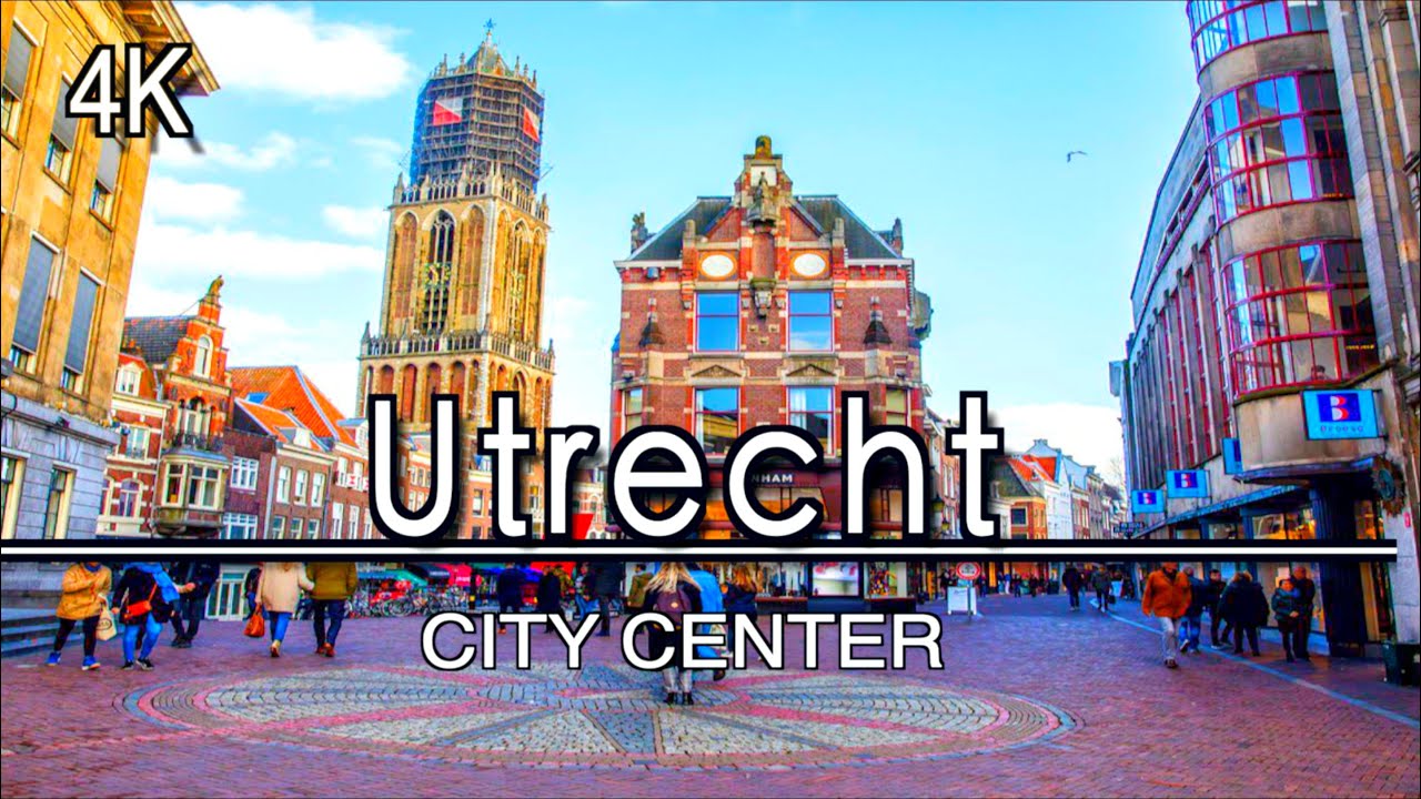 [4K] Utrecht Central, Netherlands Virtual Walk , 4K 60 UHD Natural ...