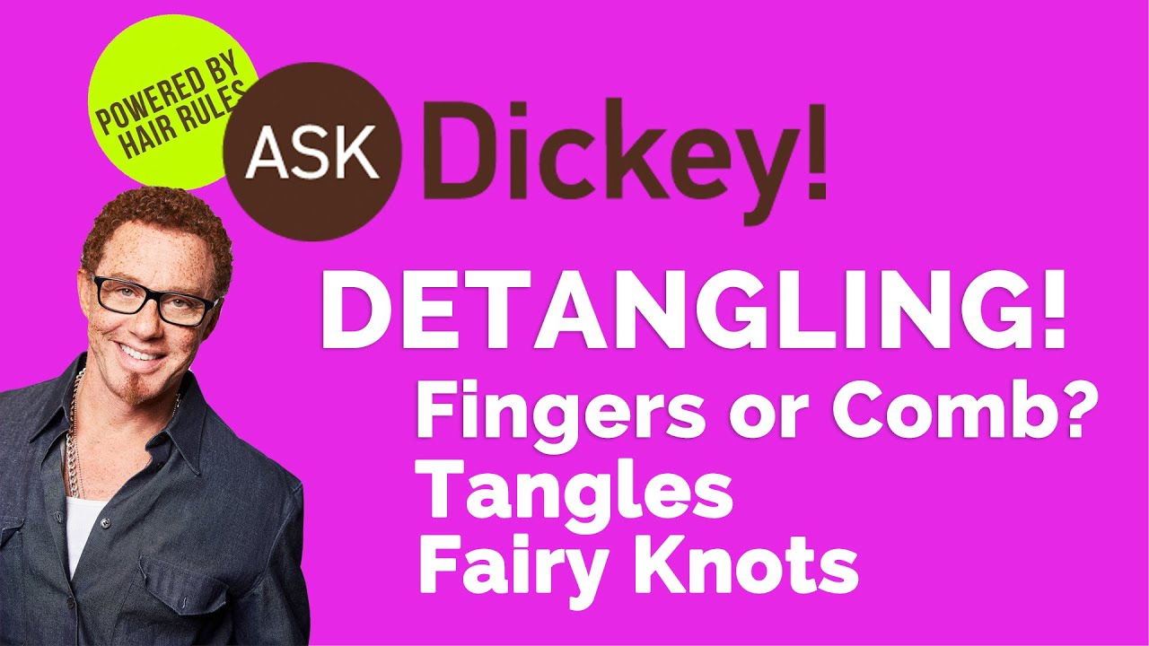 Detangling! Fingers or Comb? Tangles and Fairy Knots - YouTube