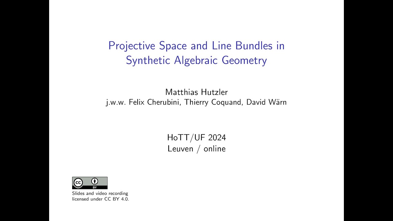 Projective Space and Line Bundles in Synthetic Algebraic Geometry ...