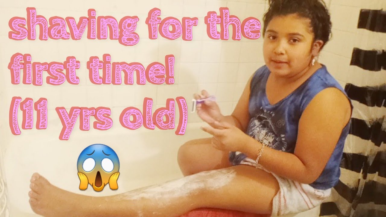 First Time Shaving My Legs Youtube