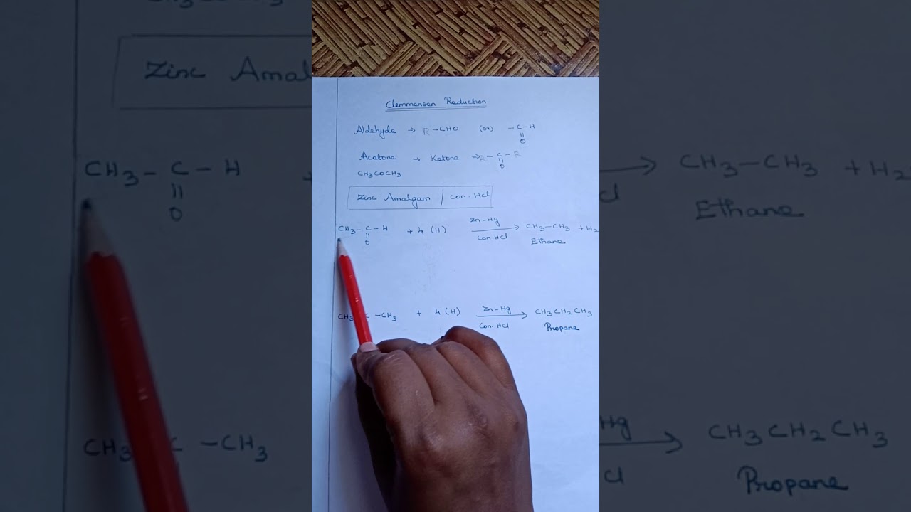 12th chemistry :-clemmensen reduction - YouTube