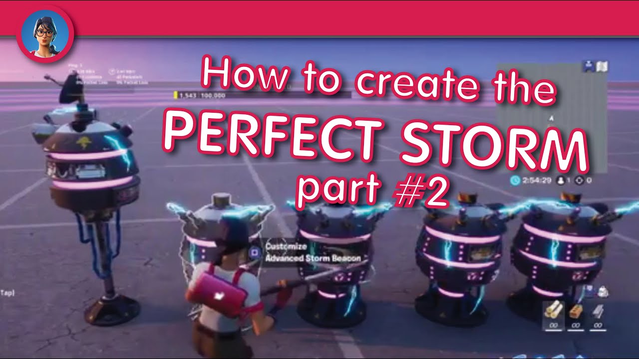How to create the perfect storm in Fortnite Creative part #2 - YouTube