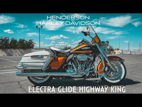 2023 Harley-Davidson Electra Glide Highway King in Hi Fi Orange Number ...