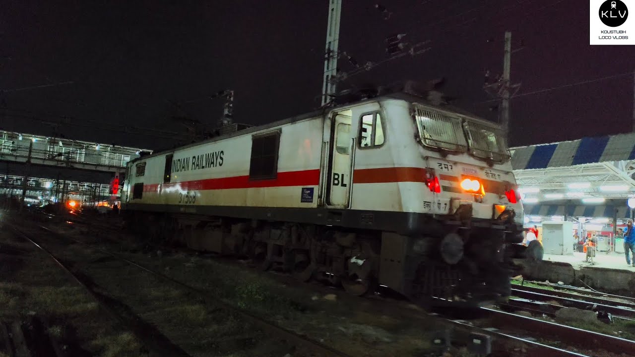 WAP 7 Locomotive Pure Sound (4K) | WAP 7 Track Changing Sound - YouTube