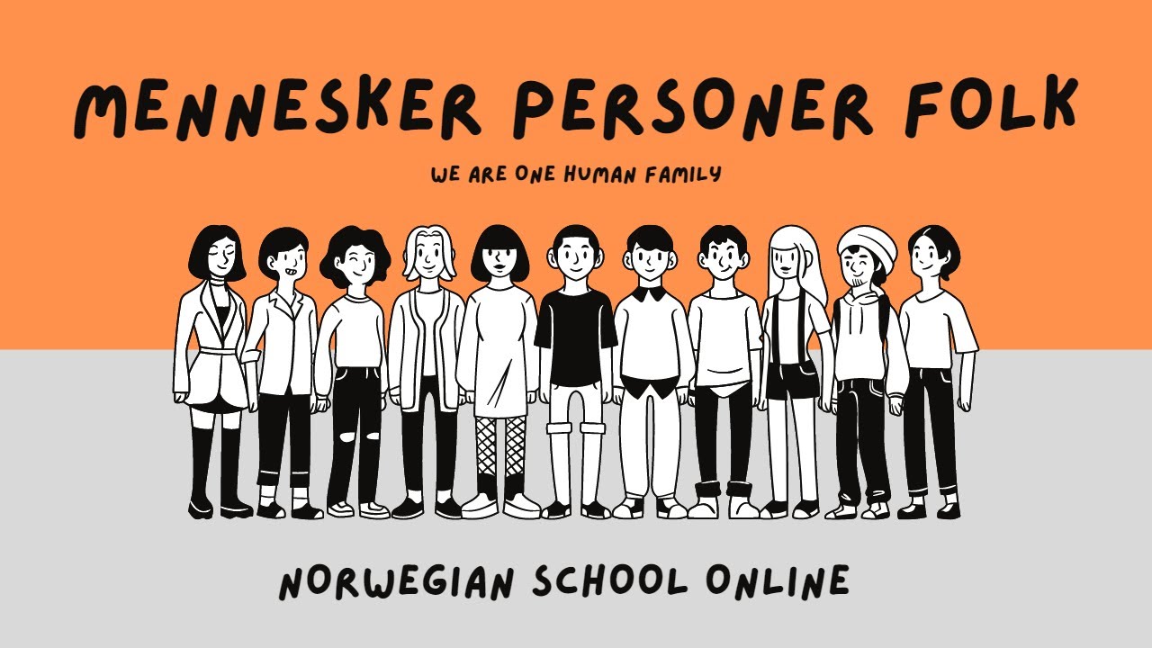Mennesker personer og folk på norsk - YouTube