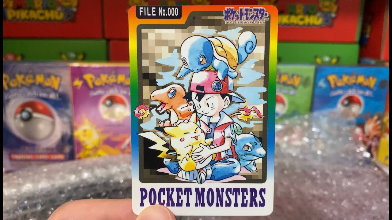 Pokemon Box Opening: Surprise Charizard Base - Carddass Sugimori Art ...