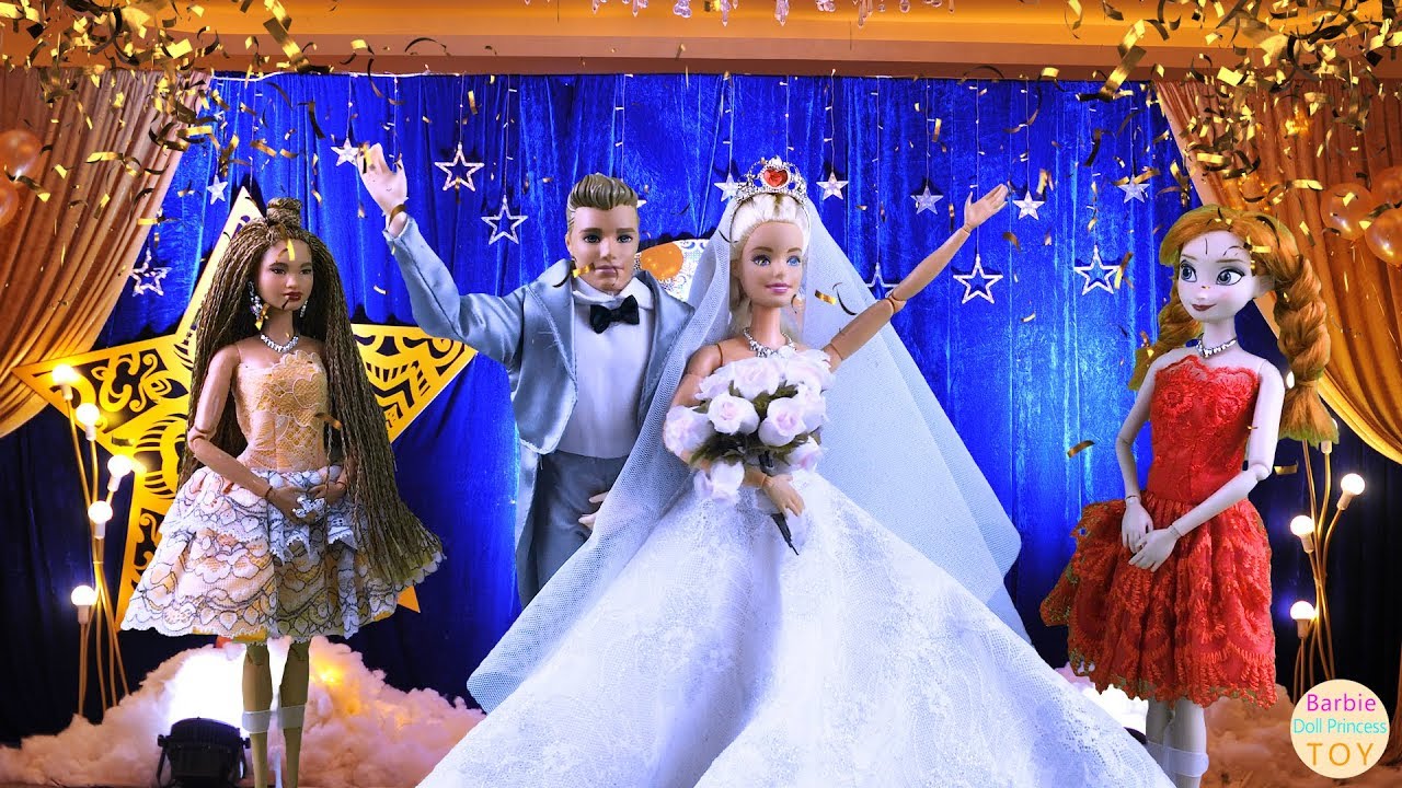 Barbie wedding | barbie and ken wedding day party | Barbie and Ken ...