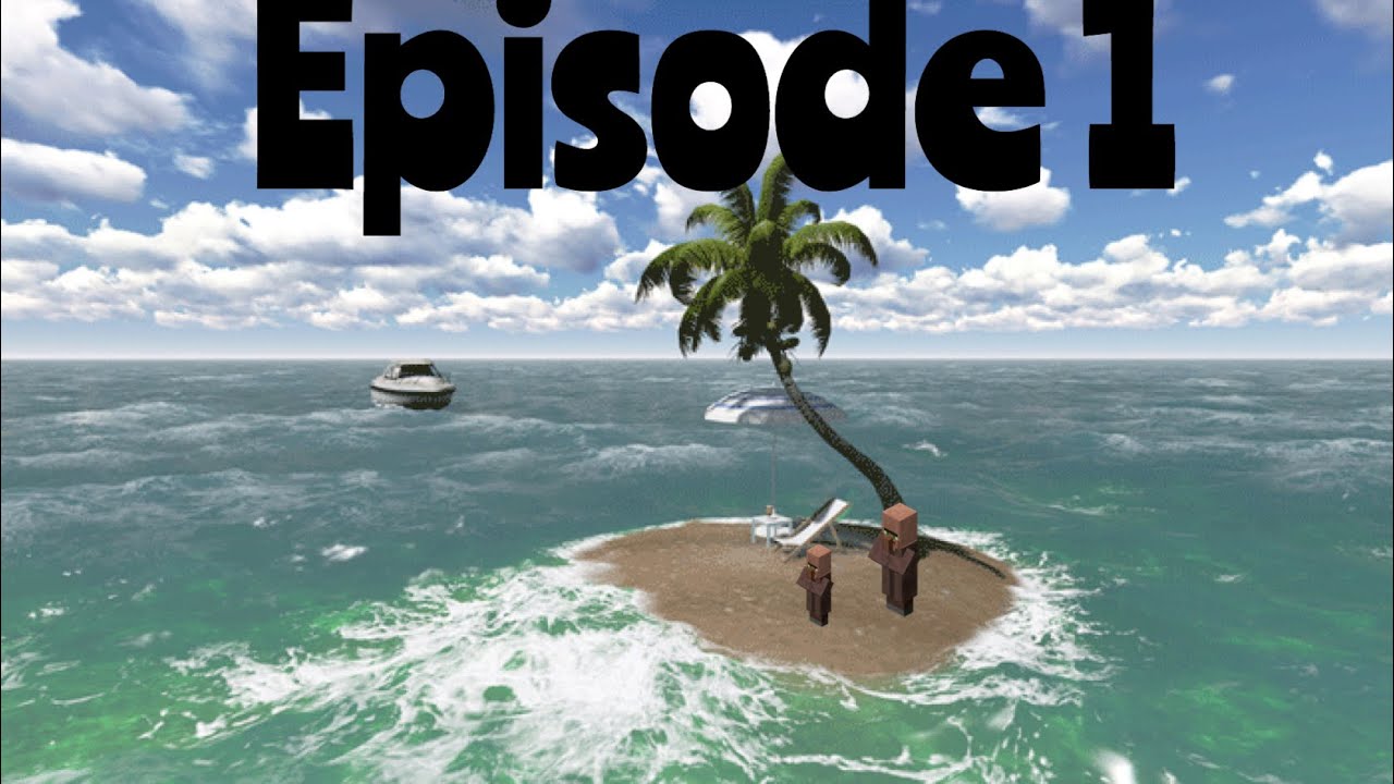 Stranded island survival Minecraft EP1 - YouTube