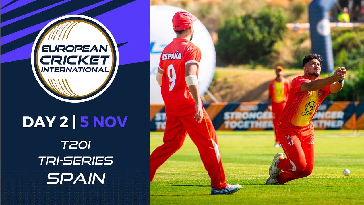 🔴Grizzly Bear European Cricket International Spanish T20I Tri-Series ...