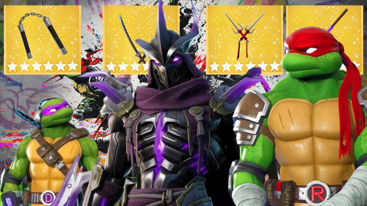 I Found Every New TMNT Mythic in Fortnite! - YouTube