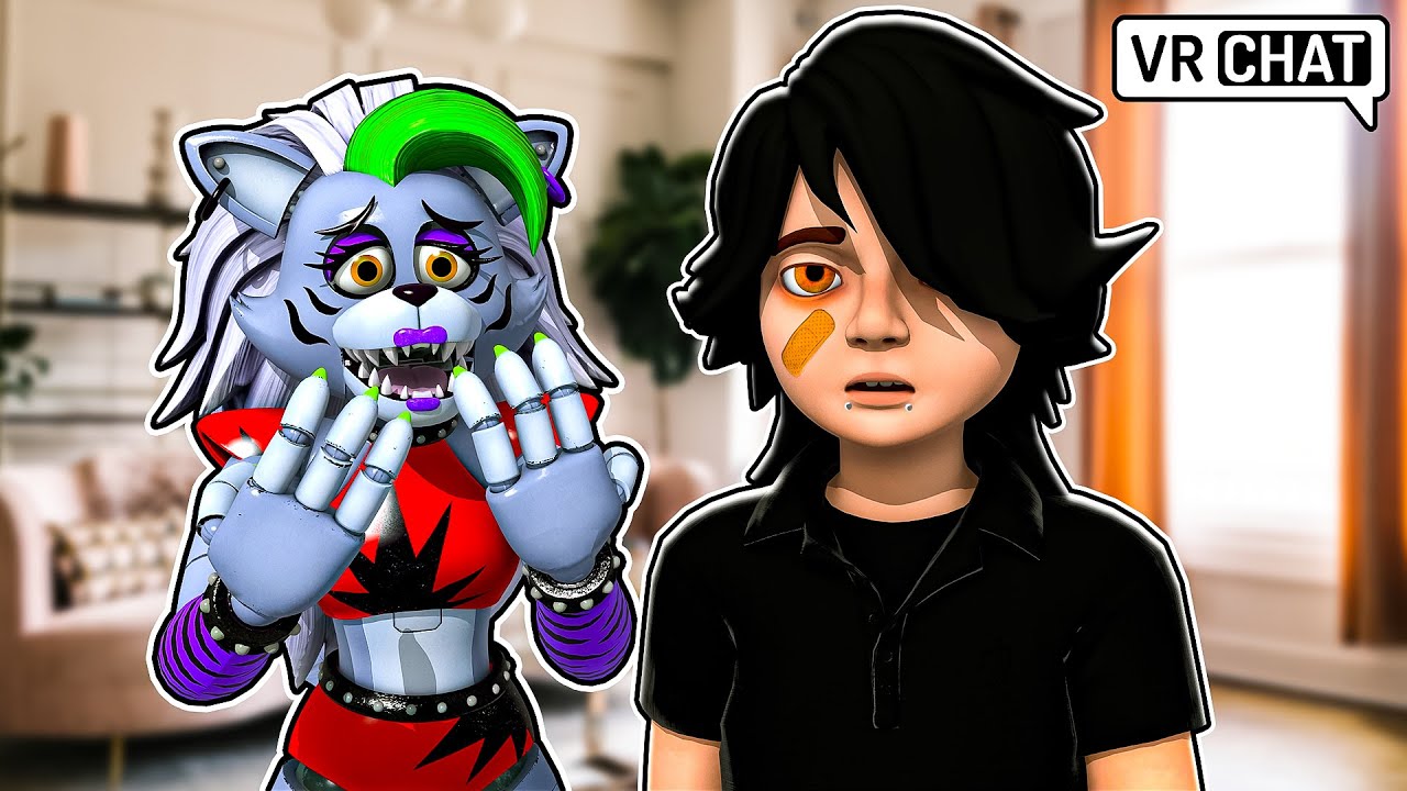 Gregory TURNS EMO in VRCHAT with Roxanne Wolf - YouTube