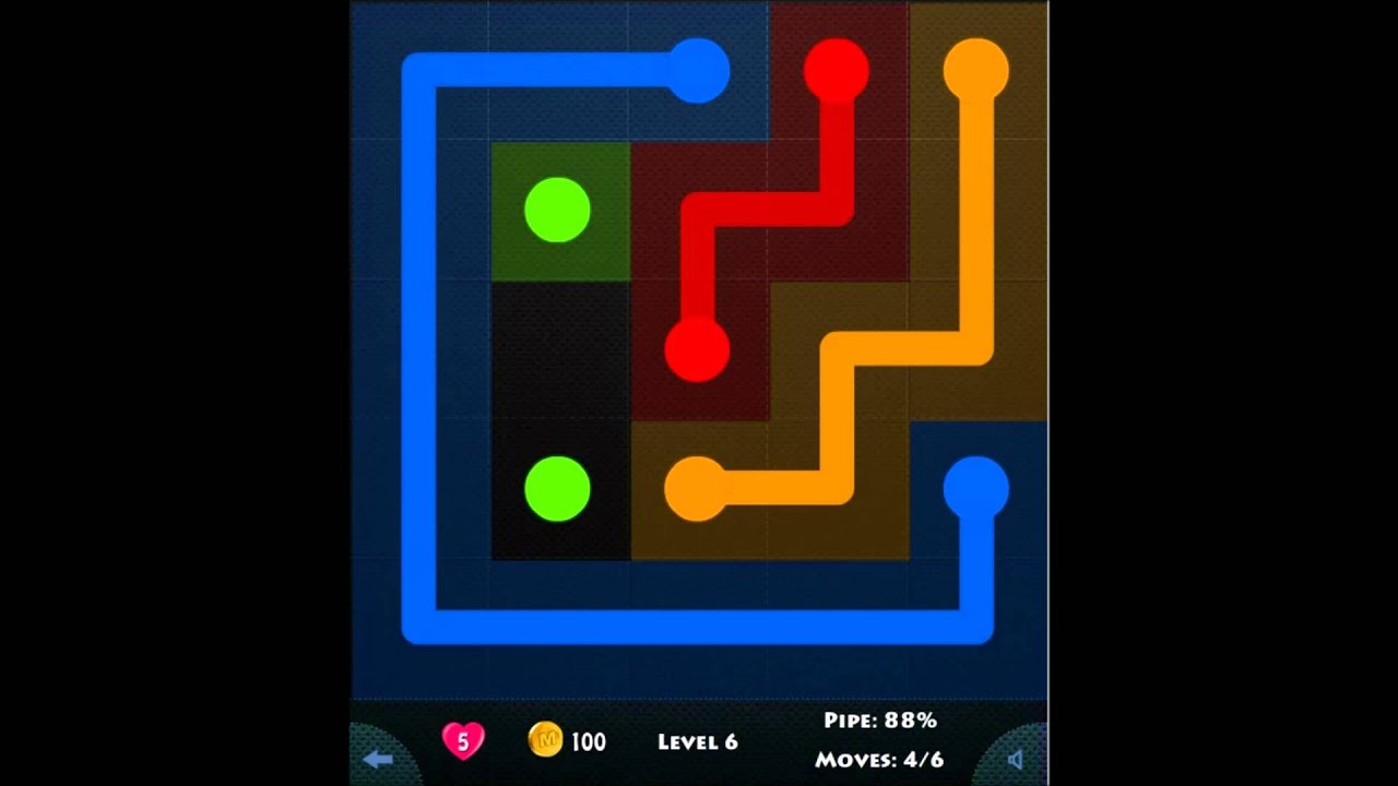 Flow Game Level 1-10 - YouTube