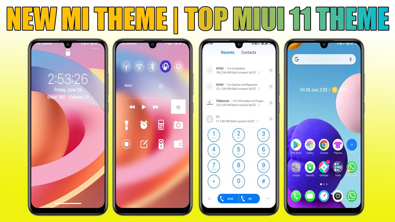 New Mi Theme 2020 | MIUI 11 Theme | Best MIUI 11 Theme | Premium MIUI ...
