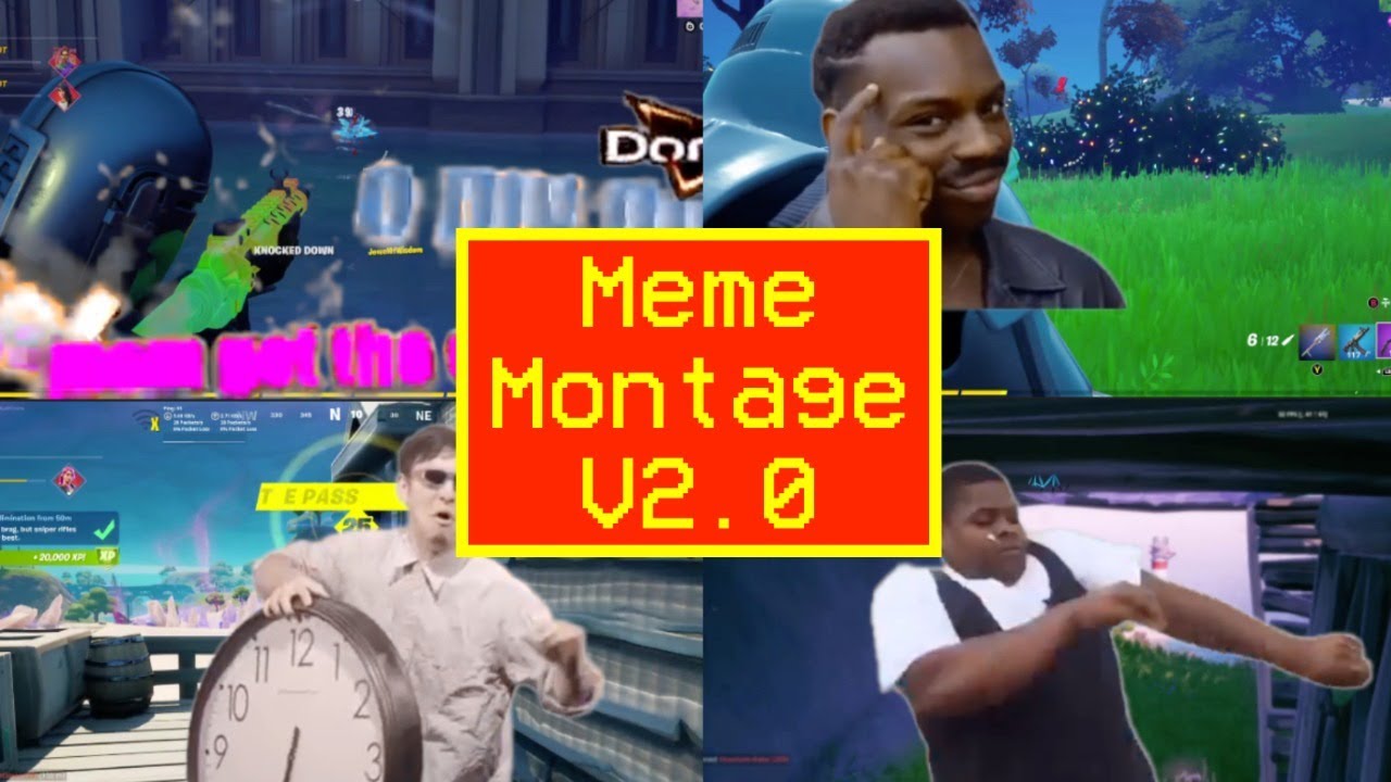 FORTNITE MEME MONTAGE - YouTube