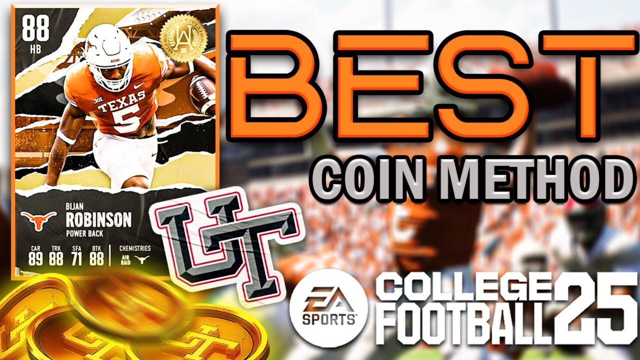 BEST COIN MAKING METHODS IN NCAA 25 RIGHT NOW! MAKE MILLIONS OF COINS ...