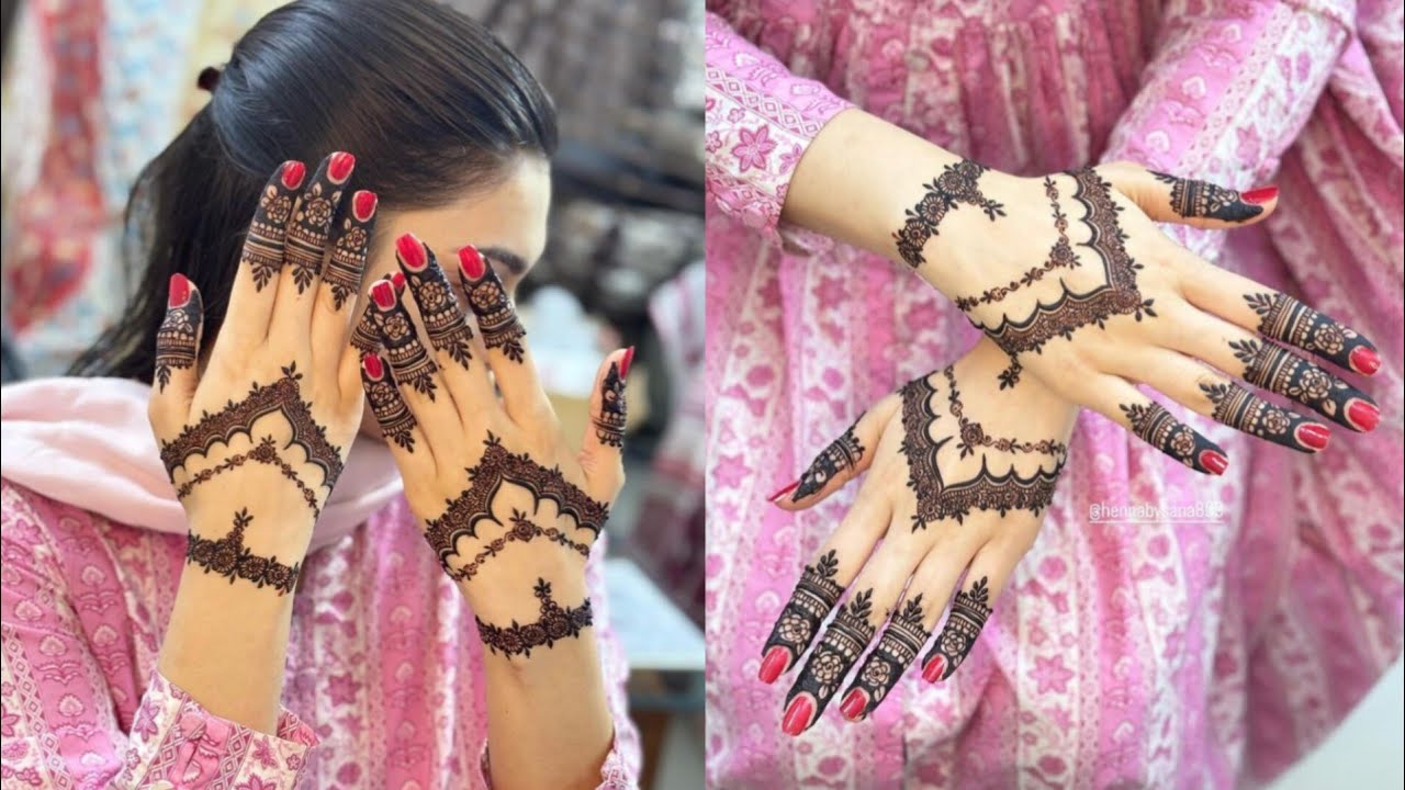 New Mehrab mehndi design 🔥|Eid Special Mehndi 2024|| Simple Mehrab ...