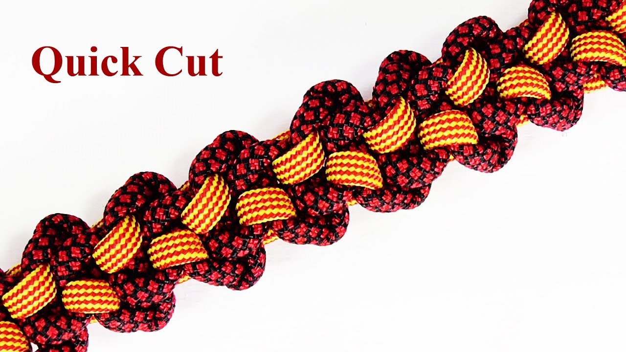 How You Can Make The "Achilles Bar" Paracord Bracelet Design Quick Cut ...