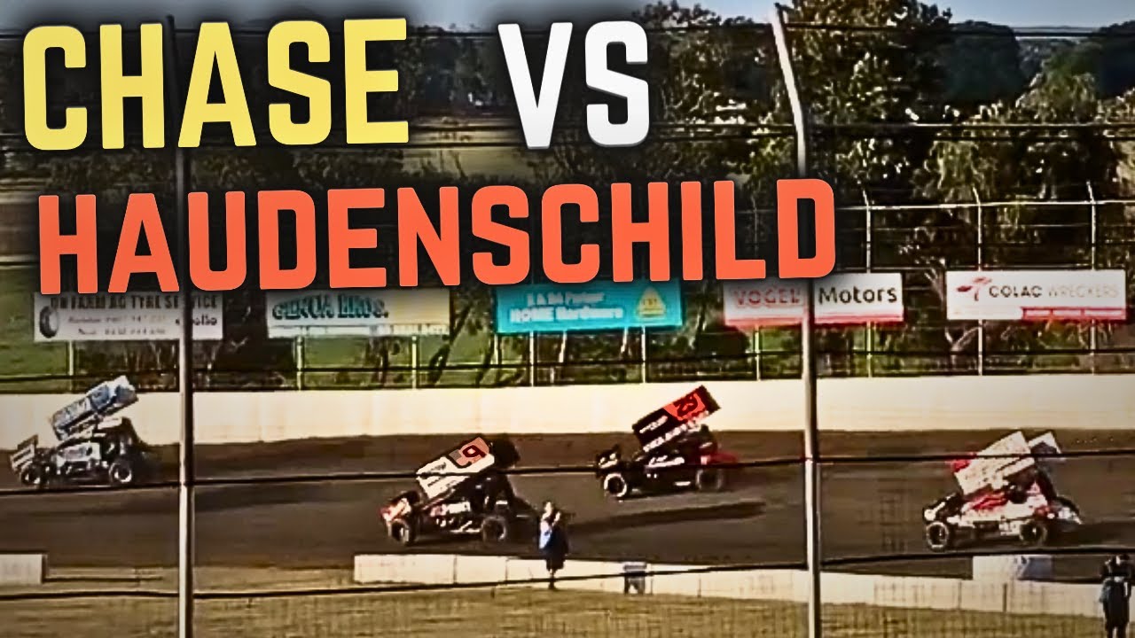 Sheldon Hauldenschild & Chase Randall Racing Hard at Simpson - YouTube