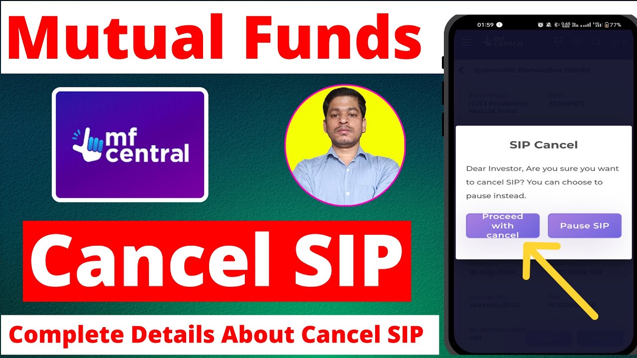 How to Cancel SIP in MF Central App | Stop Mutual Fund SIP Instantly ...